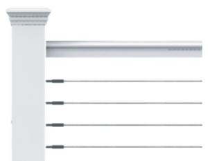 MoistureShield Solid Core Composite Deck Railing