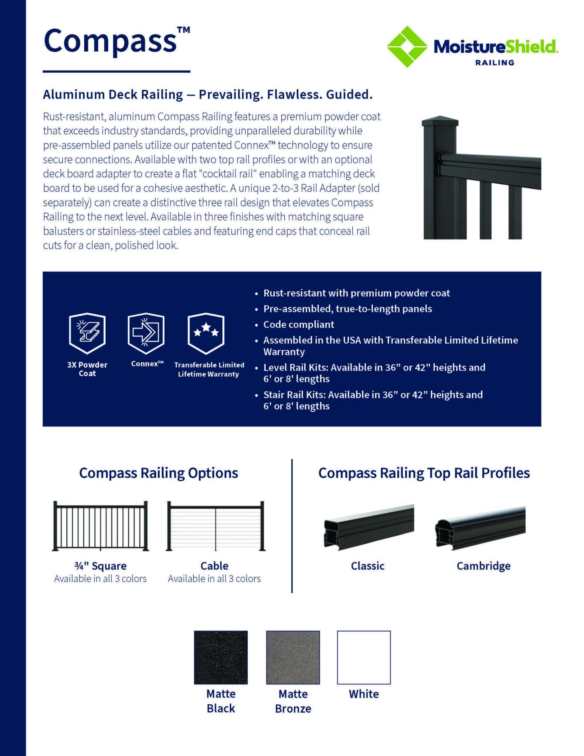 Deck Specifications for MoistureShield Composite Decking
